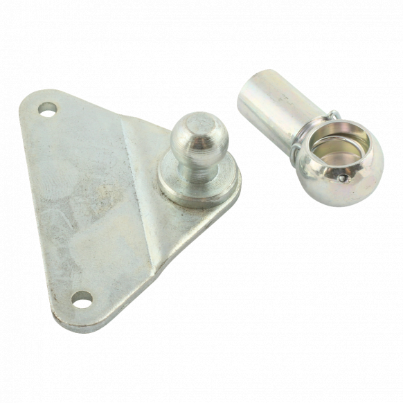 Angle plate, ball stud, mounting plate, connection bracket, gas springs ...