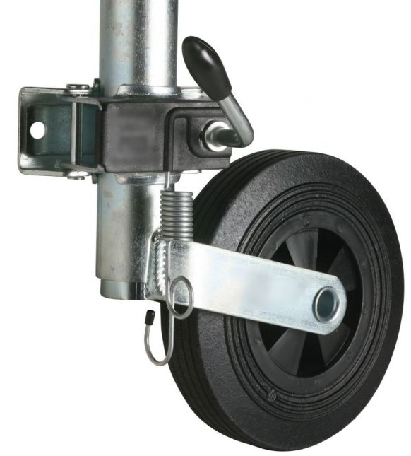 Blocking system for support wheel holder - Knott GmbH