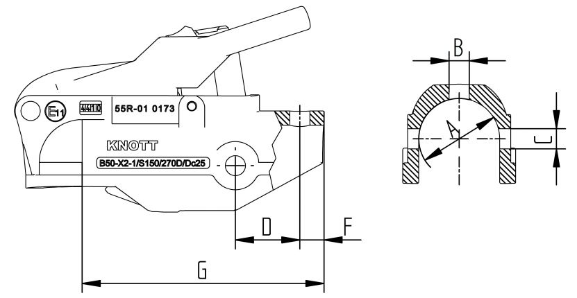 Ball coupling cpl. - Knott-Avonride Ltd.